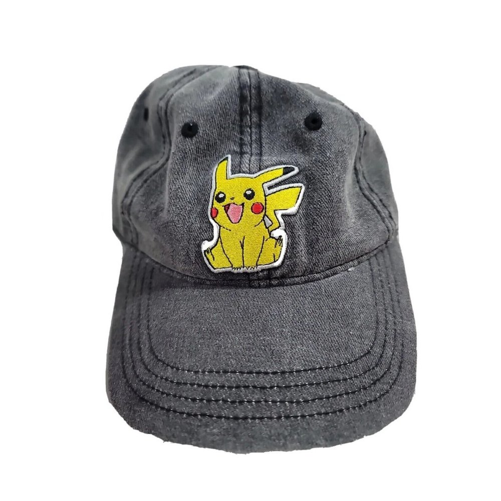 Pokemon Pikachu Gray Hat Cap - Official 2017 Release … - Gem